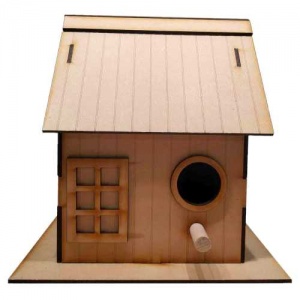 Sparrows Squeeze Inn Birdhouse - MDF Wood Kit